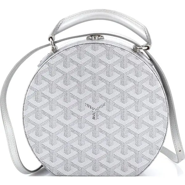 Goyard Alto Hatbox Bag Coated Canvas - Silver