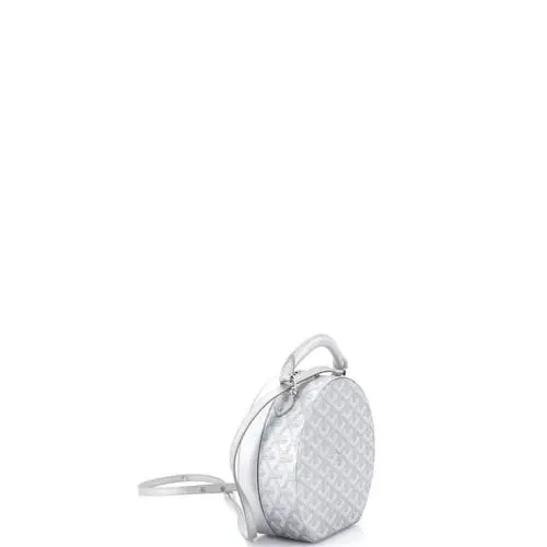 Goyard Alto Hatbox Bag Coated Canvas - Silver