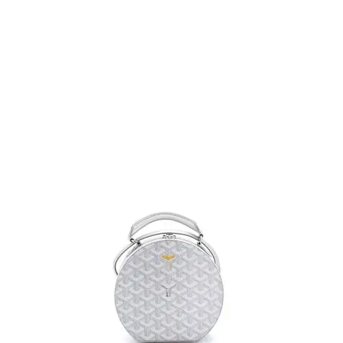 Goyard Alto Hatbox Bag Coated Canvas - Silver