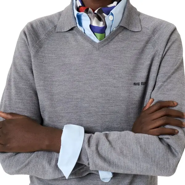 Miu Miu Wool Polo Sweater
