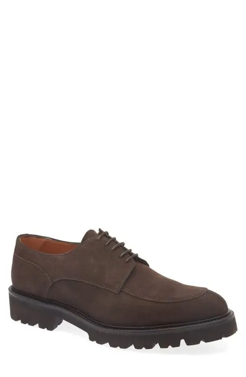 Gentle Souls Lagos Lug Sole Derby - Brown Suede