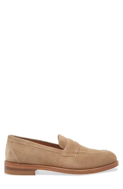 Gentle Souls Porto Penny Loafer - Sand Suede
