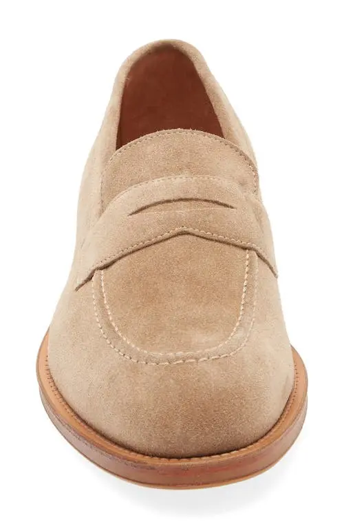 Gentle Souls Porto Penny Loafer - Sand Suede