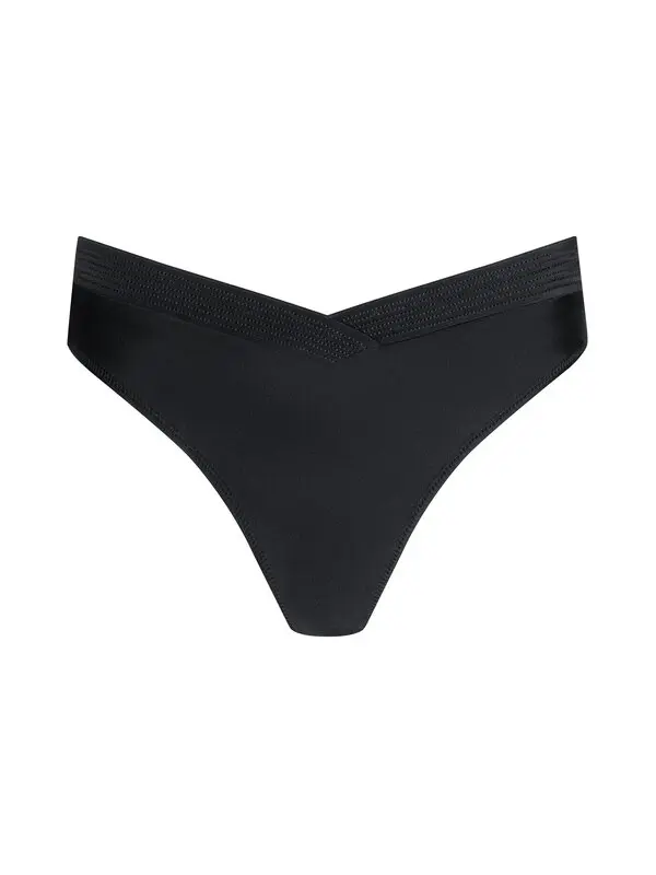 L'Agence Ashleigh Bikini Bottom - Black