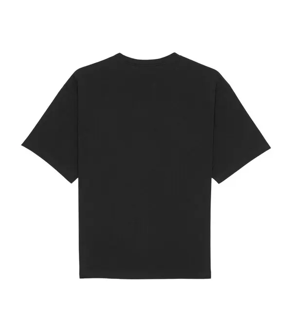Saint Laurent Organic Cotton Logo T-shirt - Black