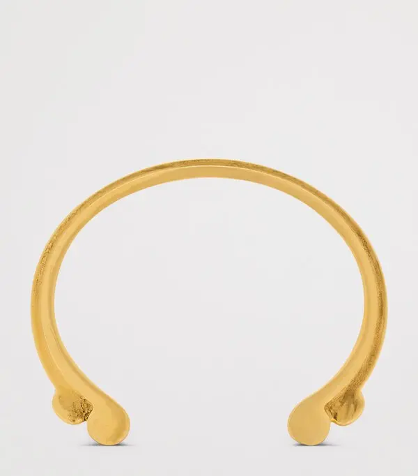 Saint Laurent Scroll Open Cuff Bracelet