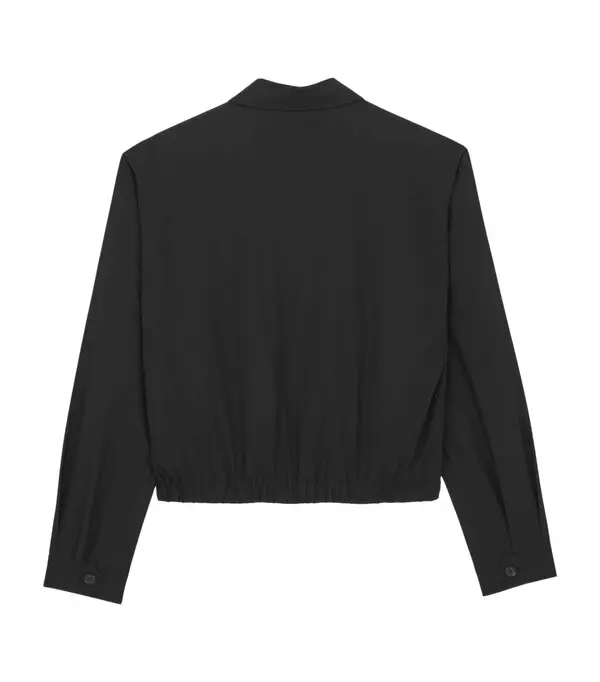 Saint Laurent Cotton Cropped Jacket