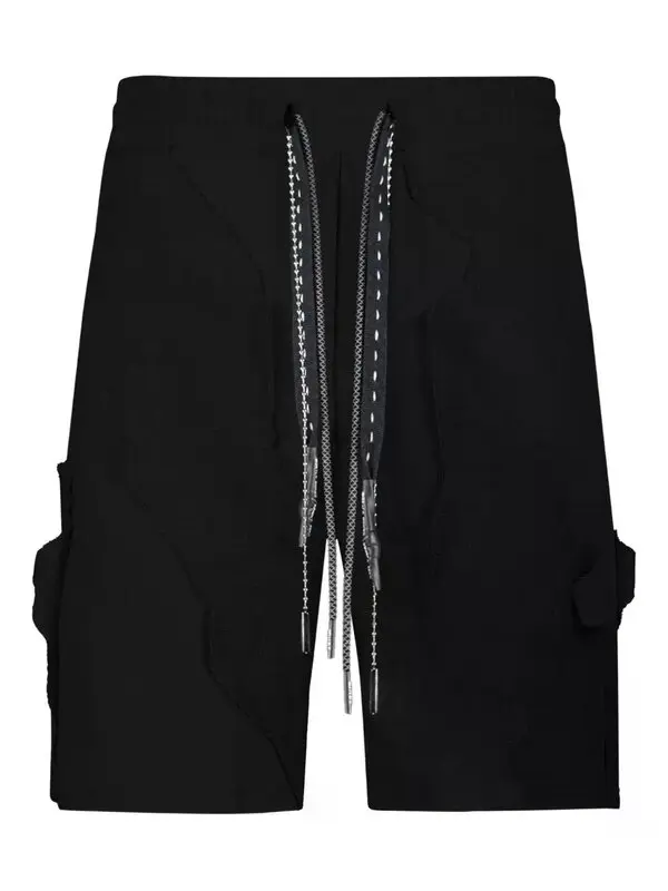 MOSTLY HEARD RARELY SEEN Paneled Shorts - Black