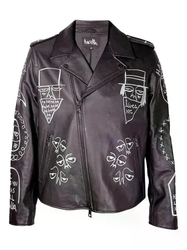 HACULLA. Nyc Tribe Leather Biker Jacket