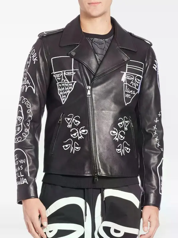 HACULLA. Nyc Tribe Leather Biker Jacket