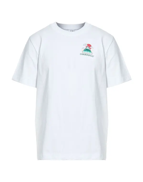 Casablanca T-shirt Size Organic Cotton - White
