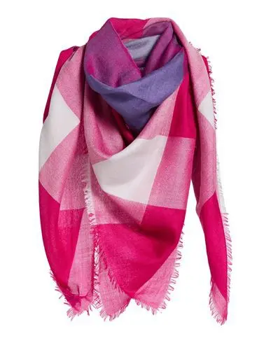 Giorgio Armani Scarf Fuchsia Wool, Silk - Pink