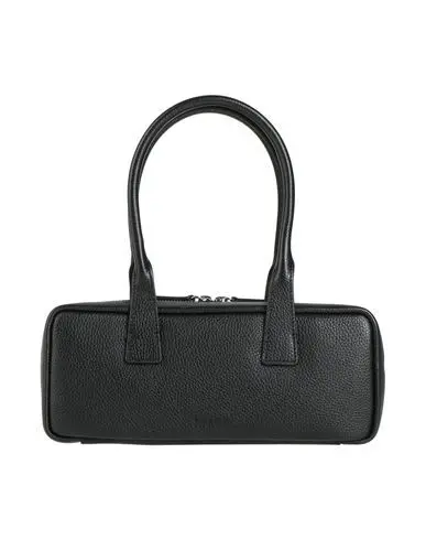 Staud Khaki Leather Baguette Bag - Black