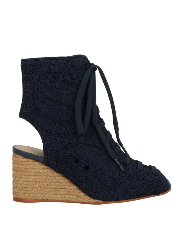 CastaÑer Wedge Ankle Boots - Navy