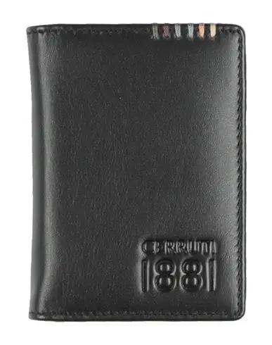 CERRUTI 1881 Cardholder Burgundy Calfskin - Black