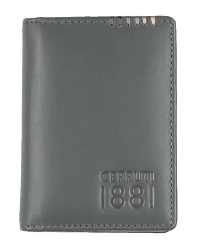 CERRUTI 1881 Cardholder Burgundy Calfskin - Grey