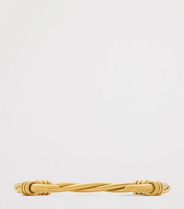 Saint Laurent Twisted Thread Open Cuff Bracelet