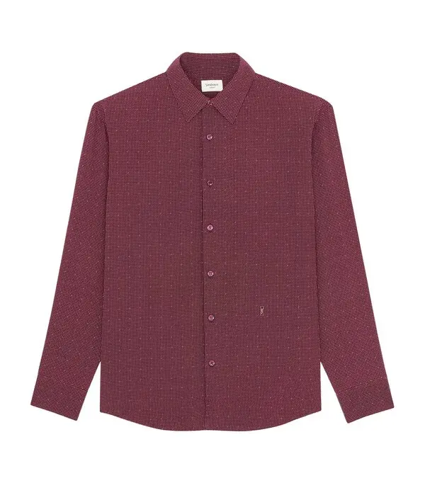 Saint Laurent Silk Cassandre Shirt