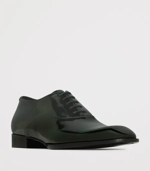 Saint Laurent Patent Leather Stanton Oxford Shoes