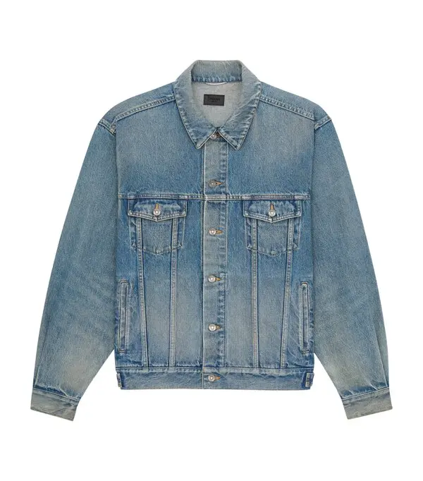 Saint Laurent Trucker Denim Jacket - Blue