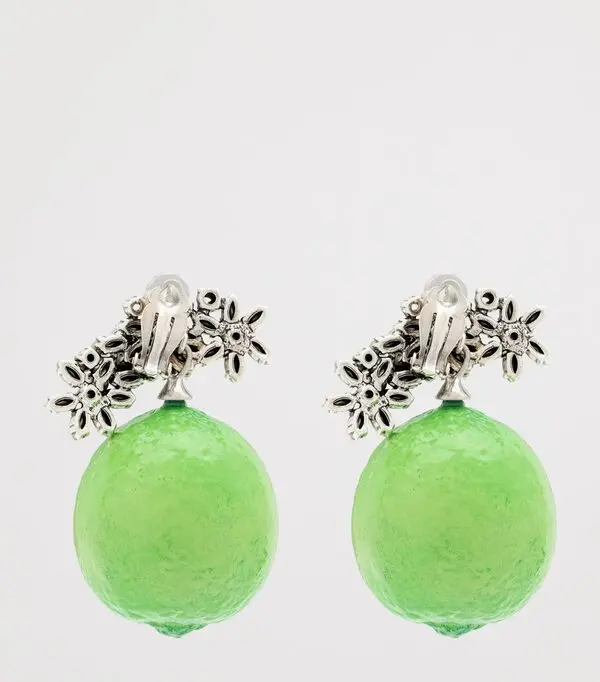Saint Laurent Embellished Earrings