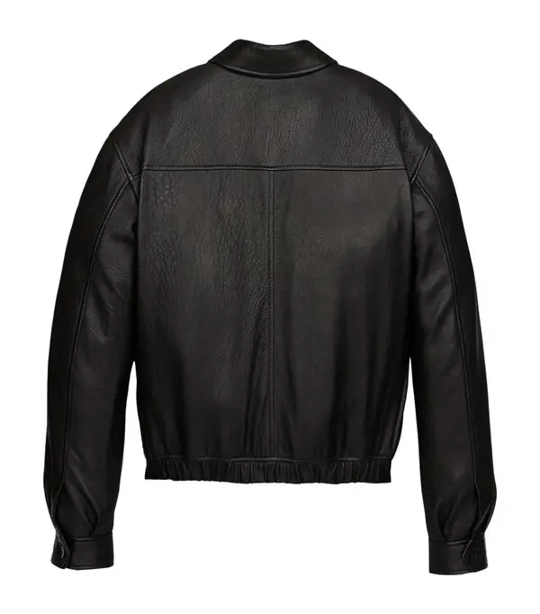 Saint Laurent Bubbled Leather Jacket