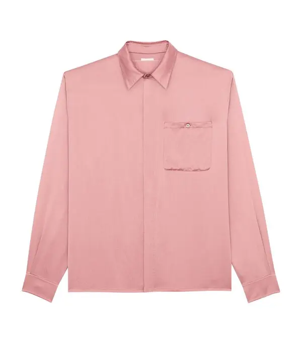 Saint Laurent Silk Satin Shirt
