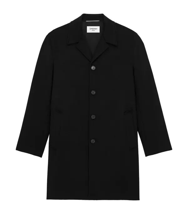 Saint Laurent Double-faced Cashmere Overcoat