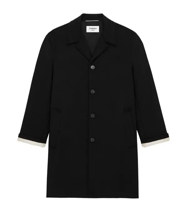Saint Laurent Double-faced Cashmere Overcoat