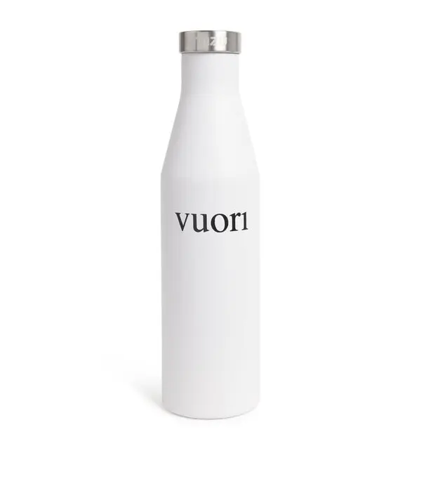 Vuori X Mizu S6 Wordmark Water Bottle - White