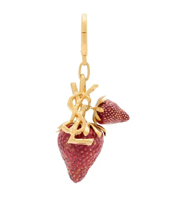 Saint Laurent Cassandre Strawberry Bag Charm