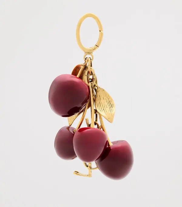 Saint Laurent Cassandre Cherry Bag Charm