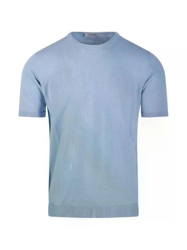 ROBERTO COLLINA Fine-knit T-shirt - Blue