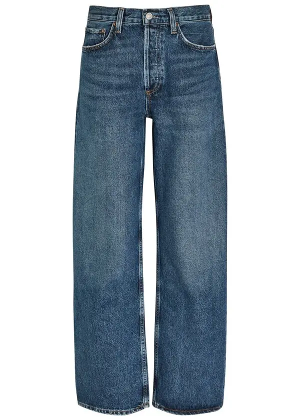 AGOLDE Arc Wide-leg Jeans - Blue
