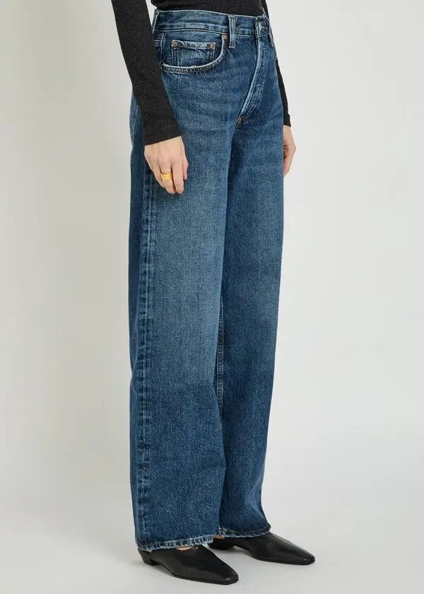 AGOLDE Arc Wide-leg Jeans - Blue