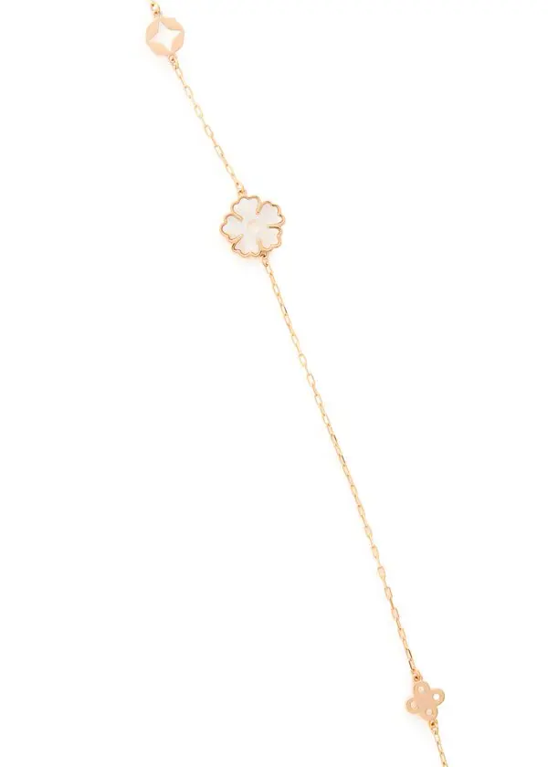 Tory Burch Forget Me Not 18kt -plated Necklace - Gold