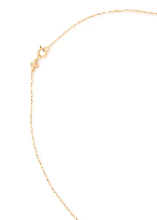 Tory Burch Forget Me Not 18kt -plated Necklace - Gold