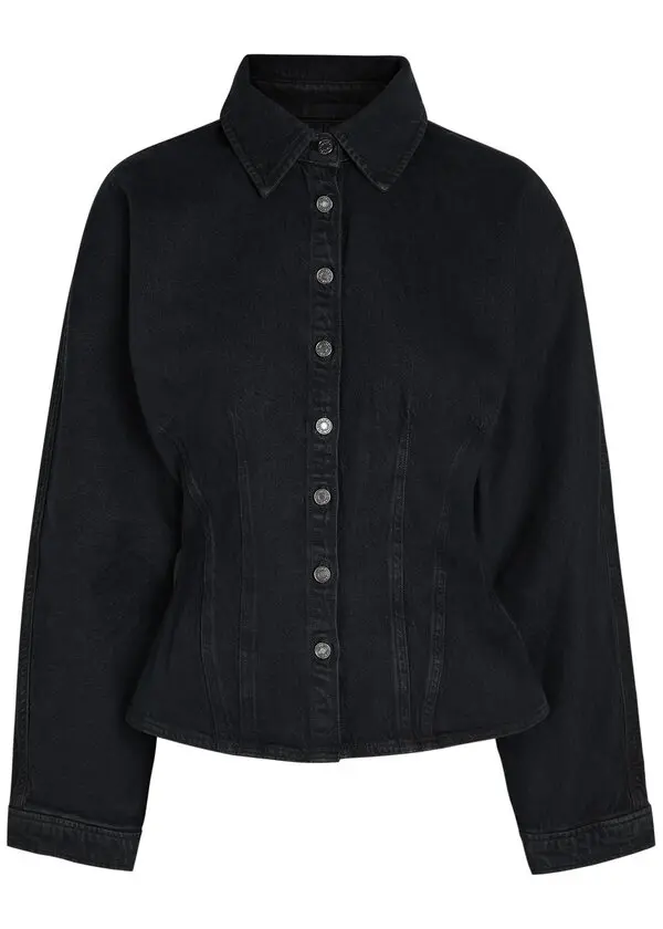 AGOLDE Devon Denim Shirt - Dark Blue