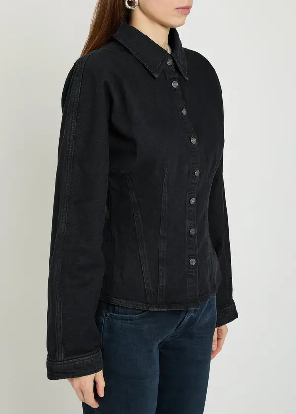 AGOLDE Devon Denim Shirt - Dark Blue