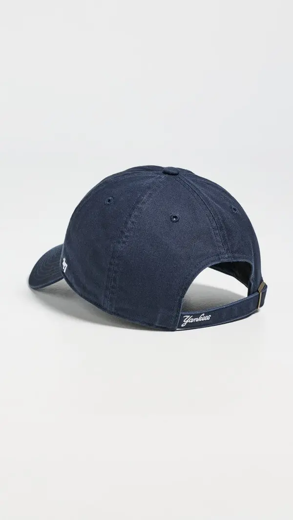 SPORTY & RICH Yankees Serif Baseball Cap - Dark Navy