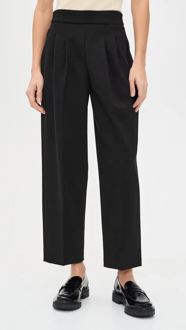 Spanx Ponte Pleated Ankle Trousers