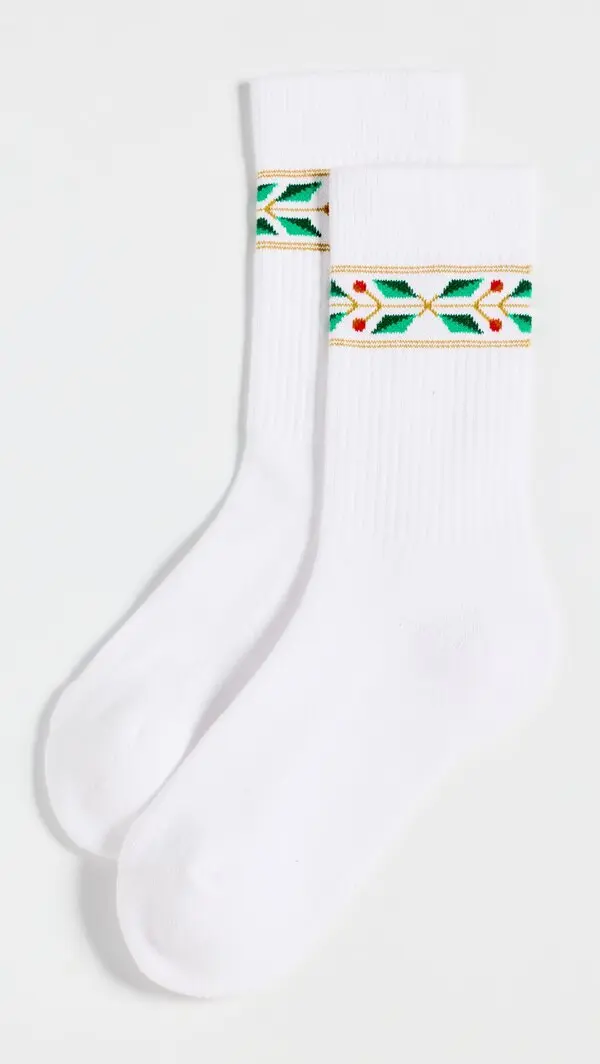 Casablanca Ribbed Sport Socks