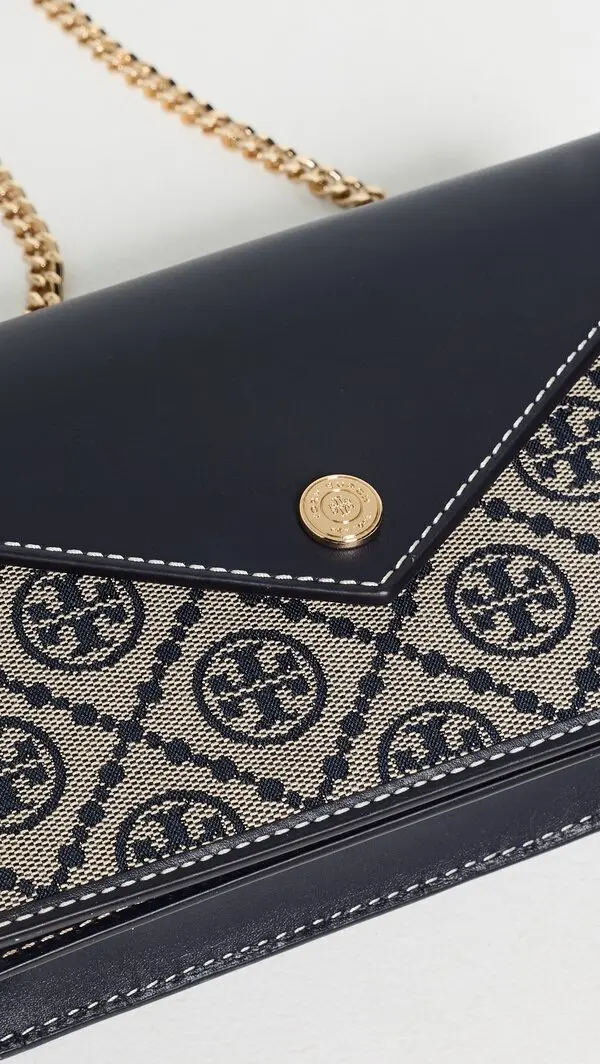 Tory Burch T Monogram Envelope Wallet On Chain