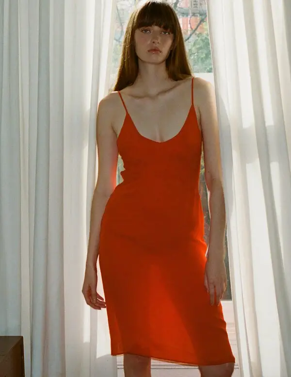 Araks Cadel Silk Slip - Red