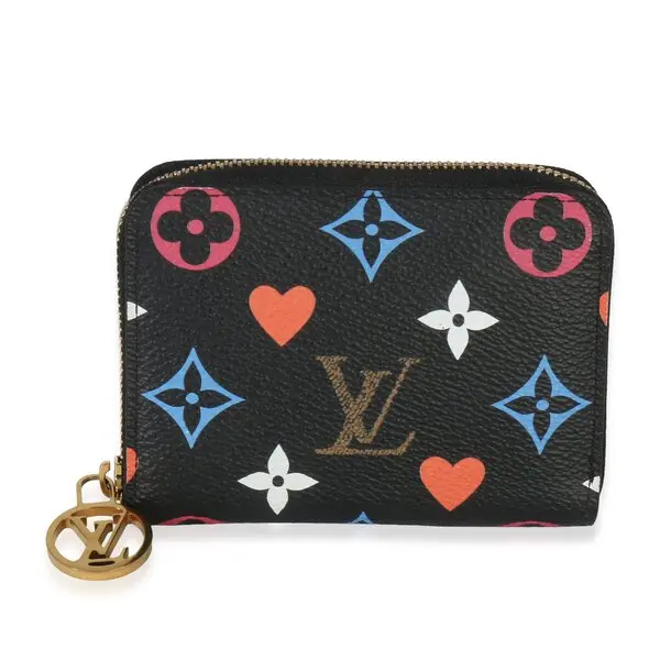 LOUIS VUITTON Multicolor Monogram Canvas Game On Zippy Coin Purse - Black