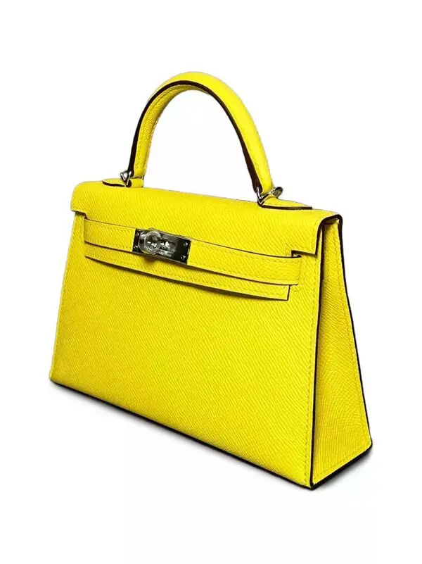 Hermès 2025 20 Kelly Sellier Tote Bag - Yellow