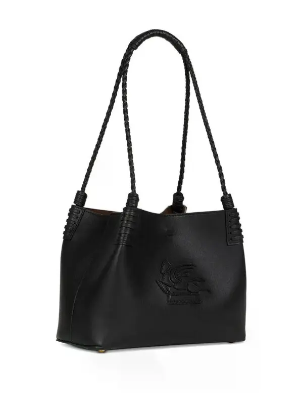 Etro Small Leather Tote - Black