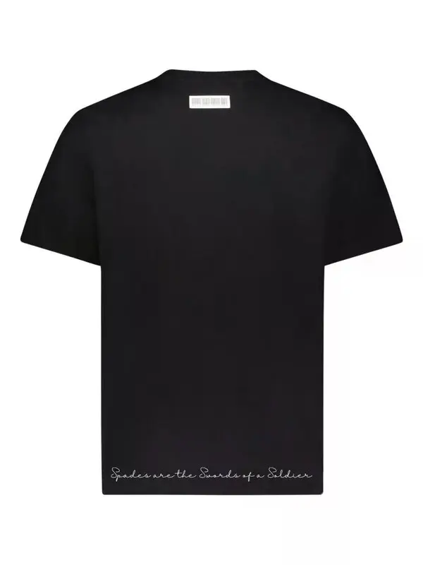 MOSTLY HEARD RARELY SEEN Spade Playing Card Printed T-shirt