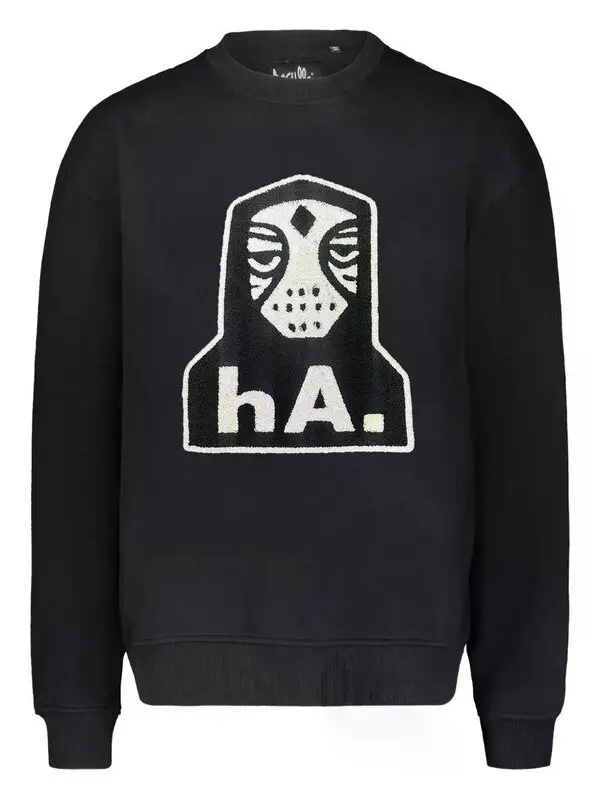 HACULLA. Nyc Hockey Mask Appliqué Sweatshirt - Black