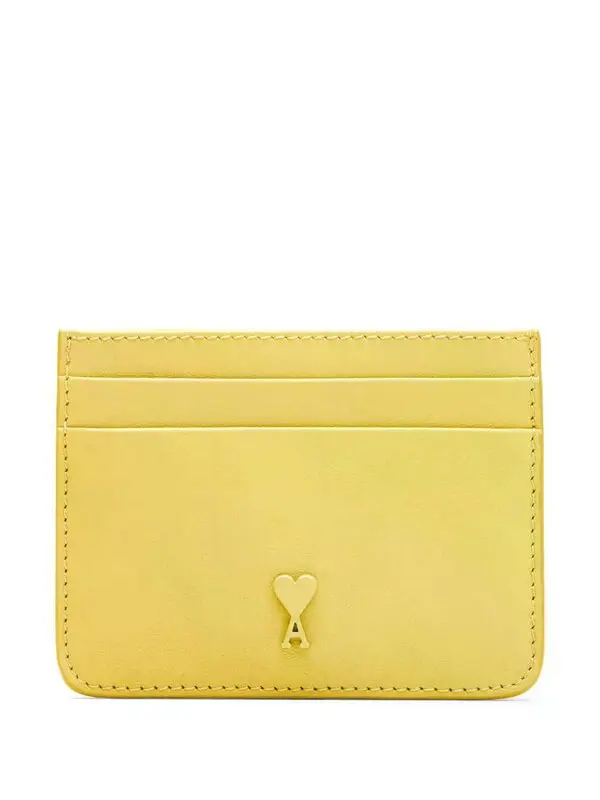 Ami De Coeur Logo-plaque Card Holder - Yellow